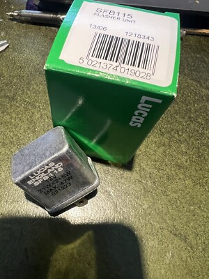 MGB Genuine New LUCAS SFB115 35049 8FL 12V MINI 2 PIN FLASHER UNIT ...