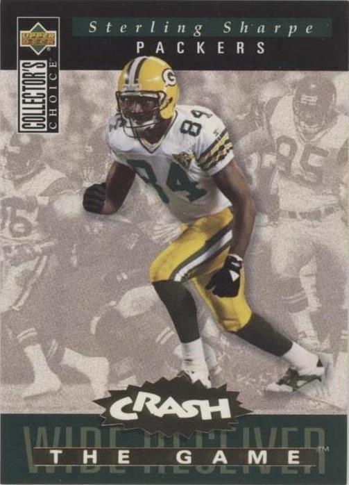 1994 Upper Deck Collector's Choice - Crash the Game Sterling Sharpe # ...