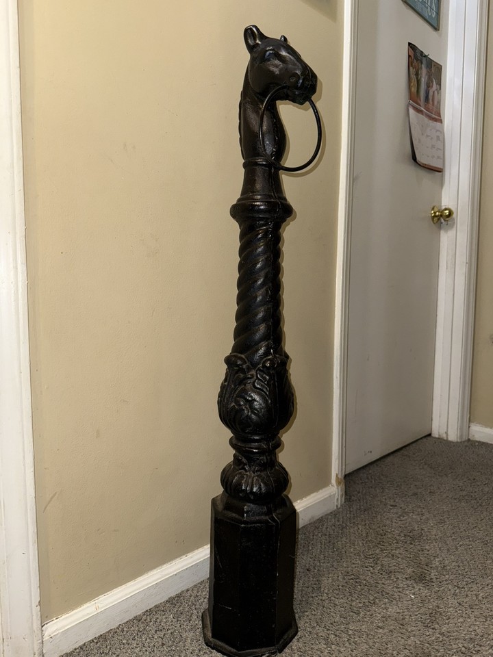Victorian Style Horse head Hitching Post | eBay