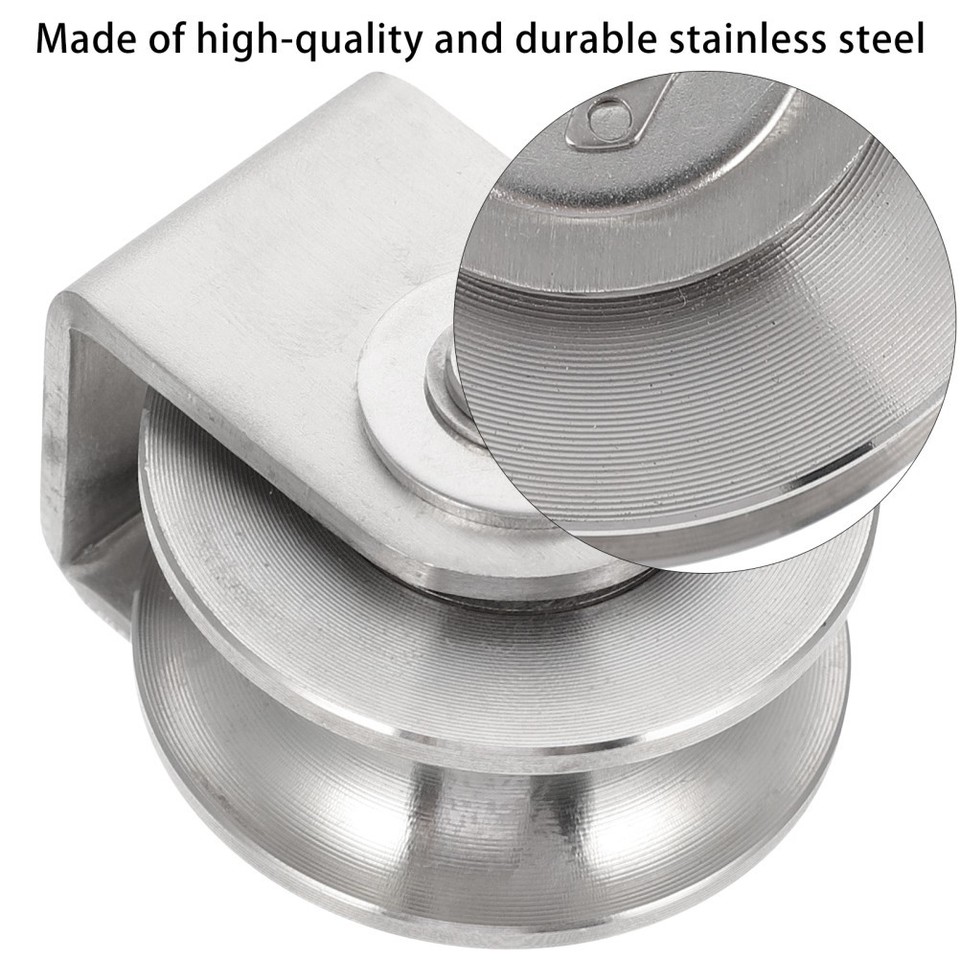 Load Bearing Pulley Single Pulley Block Stainless Steel Fixing ...