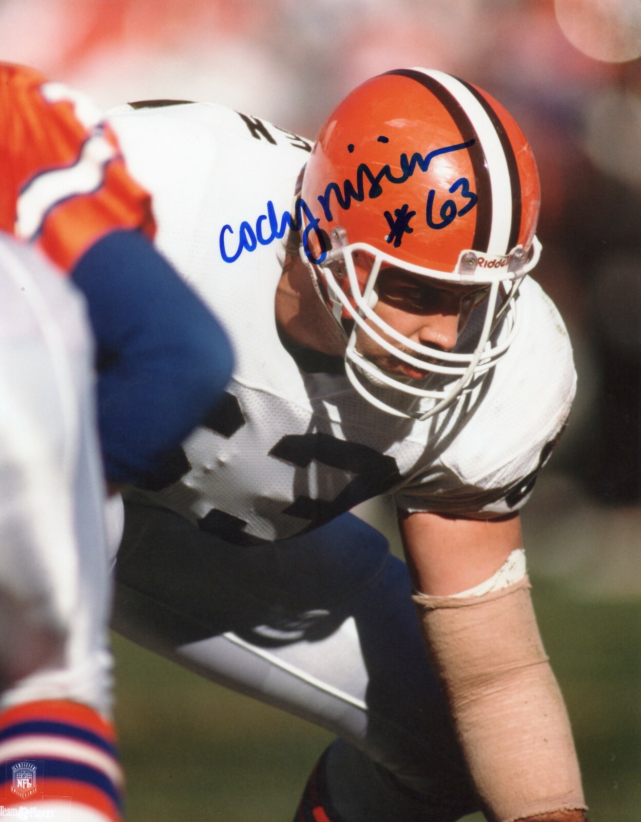 CODY RISIEN, ALL-PRO CLEVELAND BROWNS, SIGNED IN-PERSON 8"X10" PHOTO ...