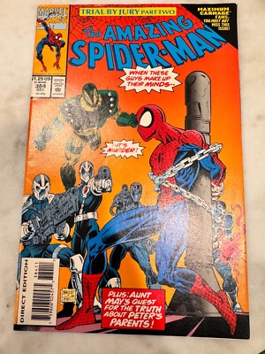 Amazing Spider-Man 384 NM- 9.2 High Grade Guardsman The Jury Venom | eBay
