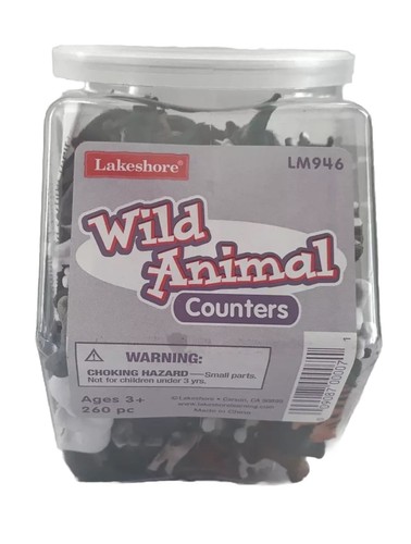 Lakeshore Wild Animal Counters - 260 Pieces | eBay