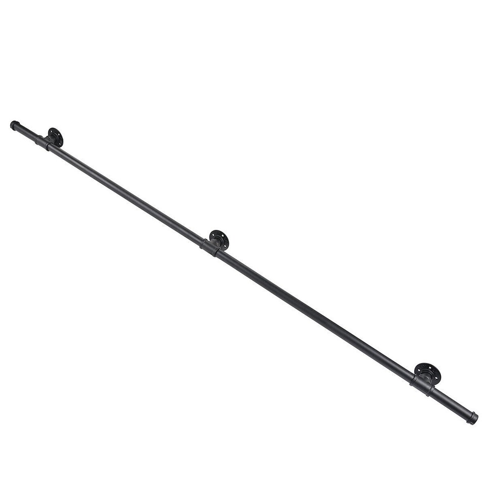 100 200 300CM Stair Handrail Hand Railing Pole Round Rail Grab ...