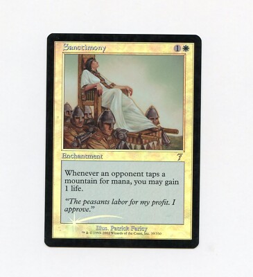 Sanctimony FOIL 7th Edition LP Magic the Gathering MTG #2 | eBay