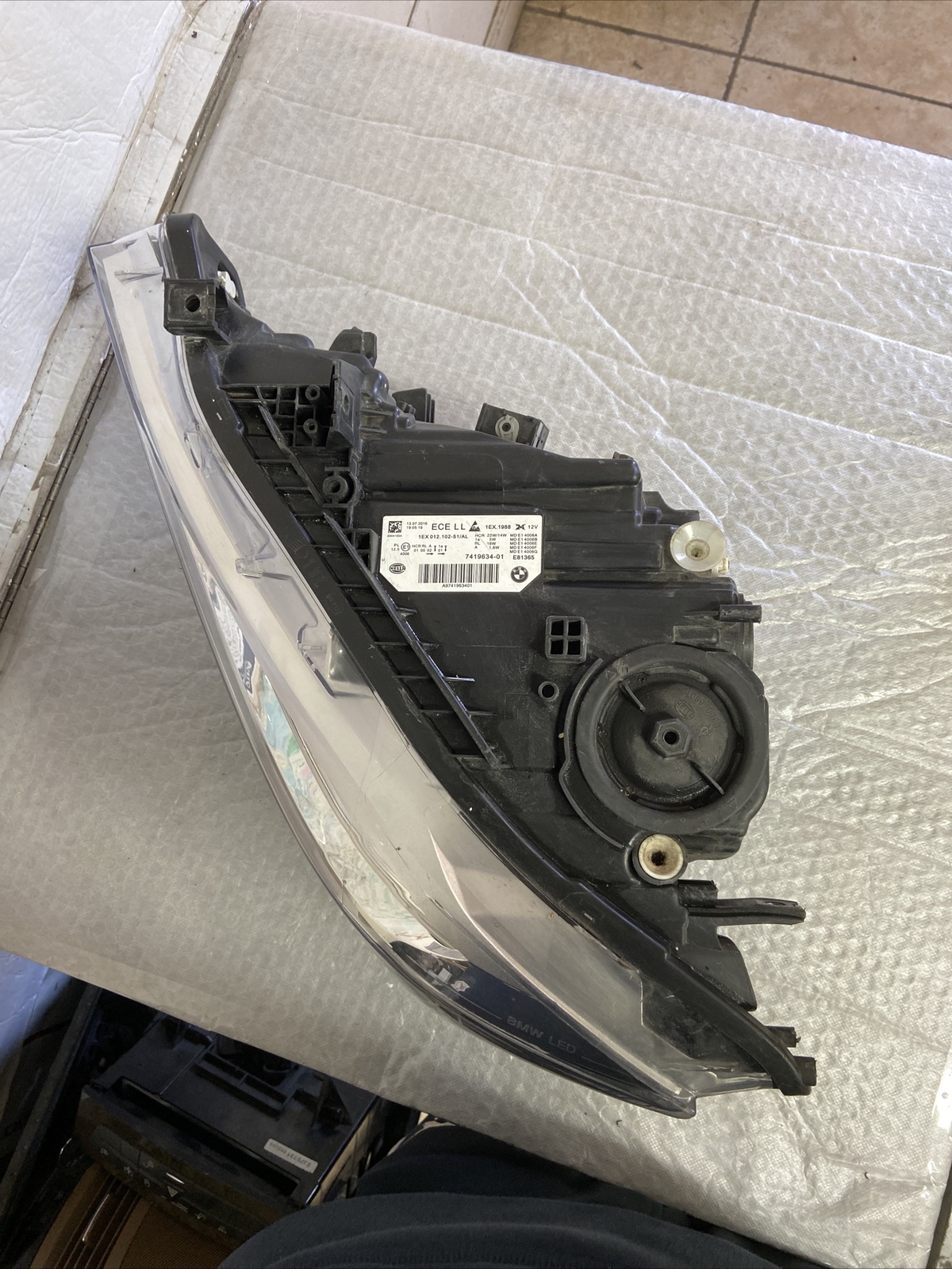 BMW F30 F31 Left EUROPEAN LED Headlight OEM 7419634 | eBay