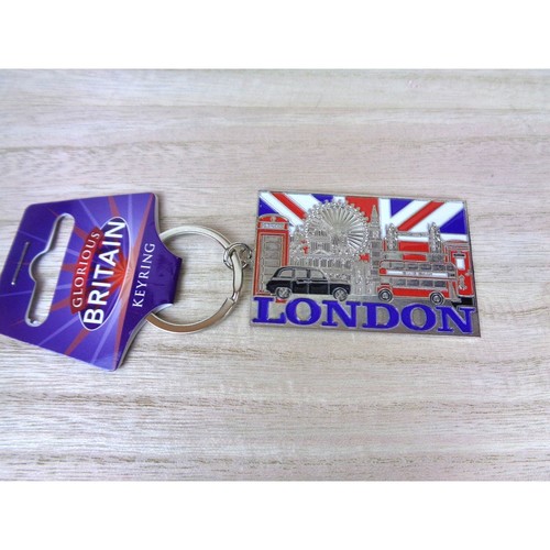 Glorious Britain London Key Chain Metal Enamel Souvenir Keyring | eBay