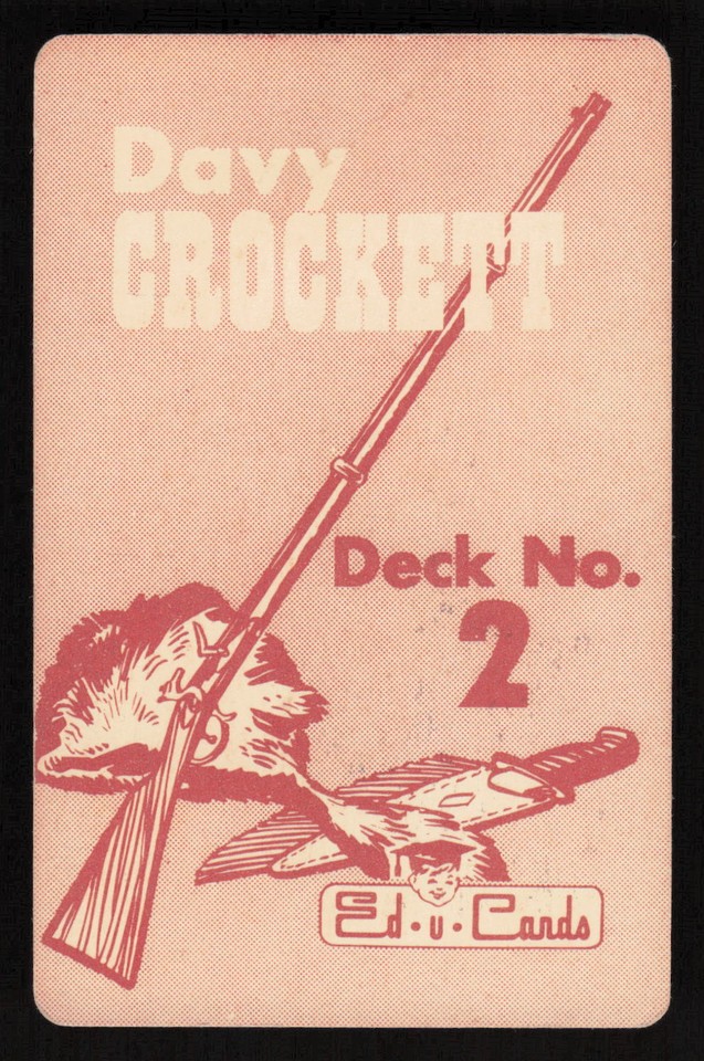 1954 Ed U Cards Davy Crockett Deck 2 Davy At Bay Card TCCCX | eBay