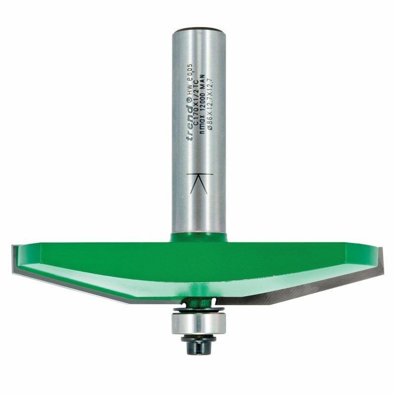 TREND C170X1/2TC Craft Pro Router Cutter Guided Bevel Panel Raiser 15 ...