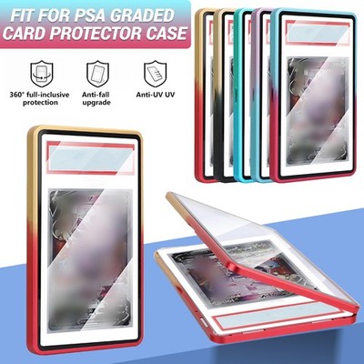 1-5pc Magnetic Slab Case Protector For PSA Graded Cards Stackable Metal ...