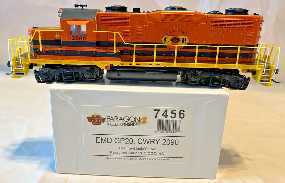 Broadway Limited HO Scale GP20 CWRY 2090 w/DCC & Paragon 4 Sound | eBay
