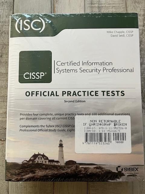 ISC2 CISSP Official Study Guide and Practice Tests Bundle Eight Edition ...