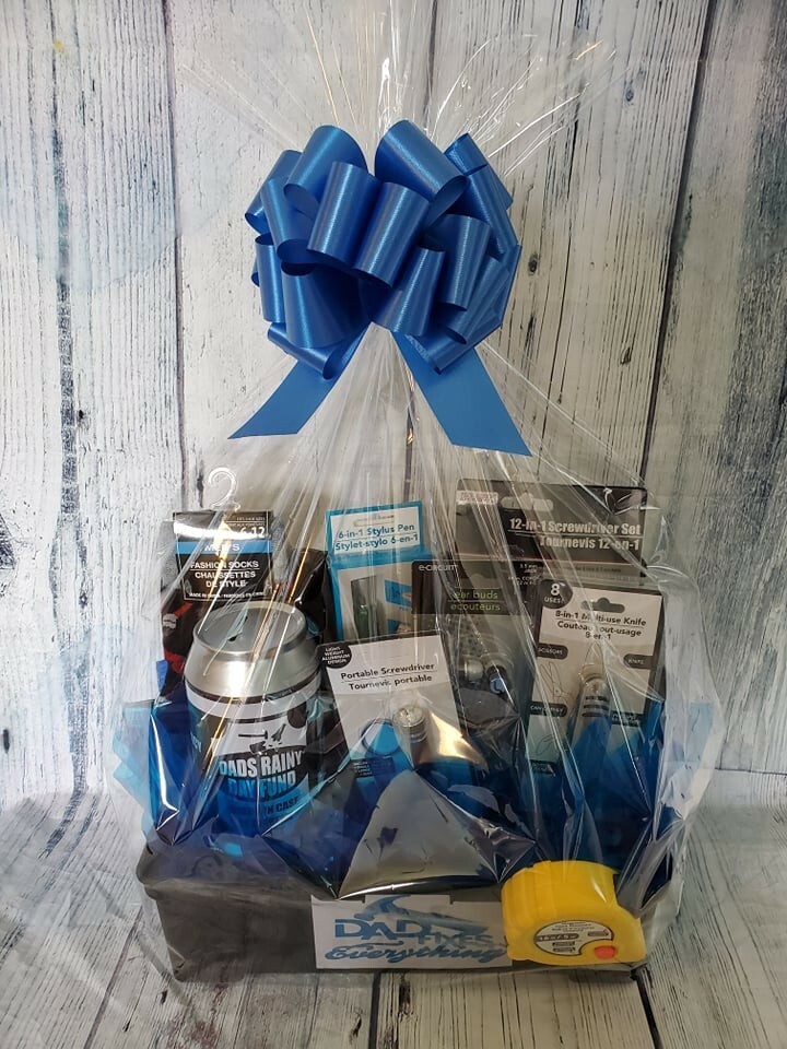 Tool Gift Basket For Men Tool Themed Gift For Men, Birthday Gift