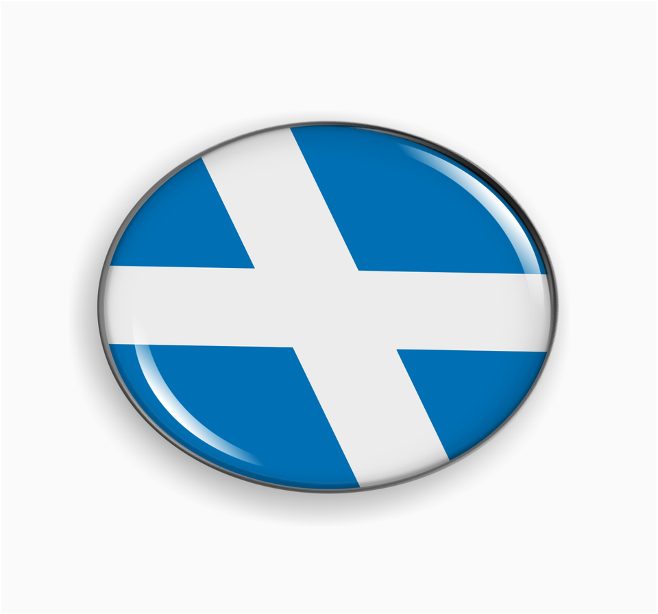 Emblem Car Sticker Chrome ROUND Bezel - Scotland Flag | eBay