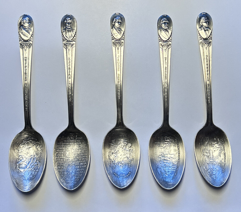 Vintage Presidential Spoons - Set of 5 | eBay