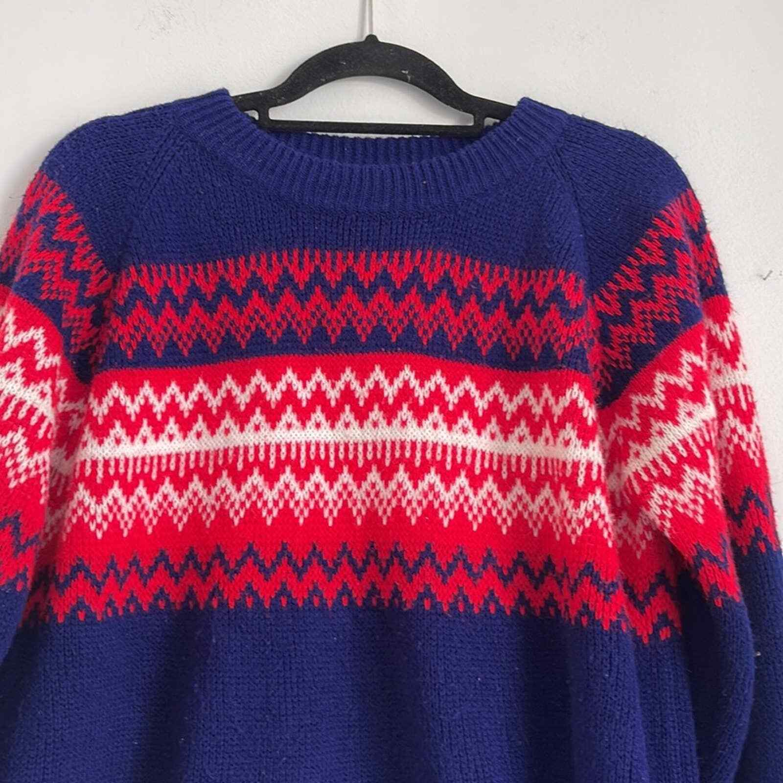 Vintage Acrylic Fair Isle Icelandic Nordic pattern kn… - Gem