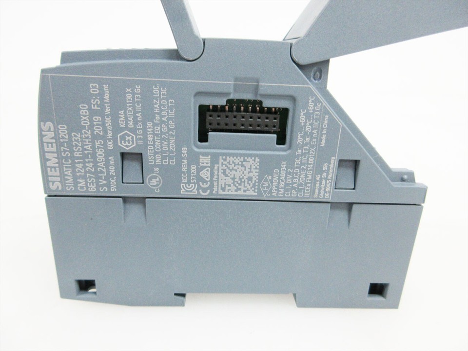 SIEMENS 6ES7 241-1AH32-0XB0 CM 1241 RS232 COMMUNICATION MODULE CM 1241 ...