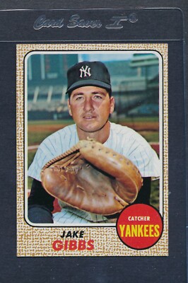 1968 Topps #089 Jake Gibbs Yankees NM *8489 | eBay