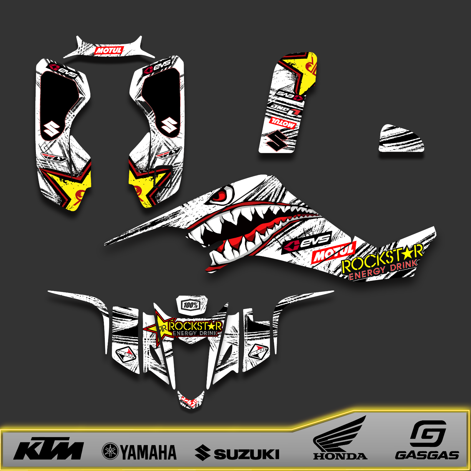 LTZ 400 suzuki wrap graphics stickers kit decals atv quad 2003 - 2008 ...