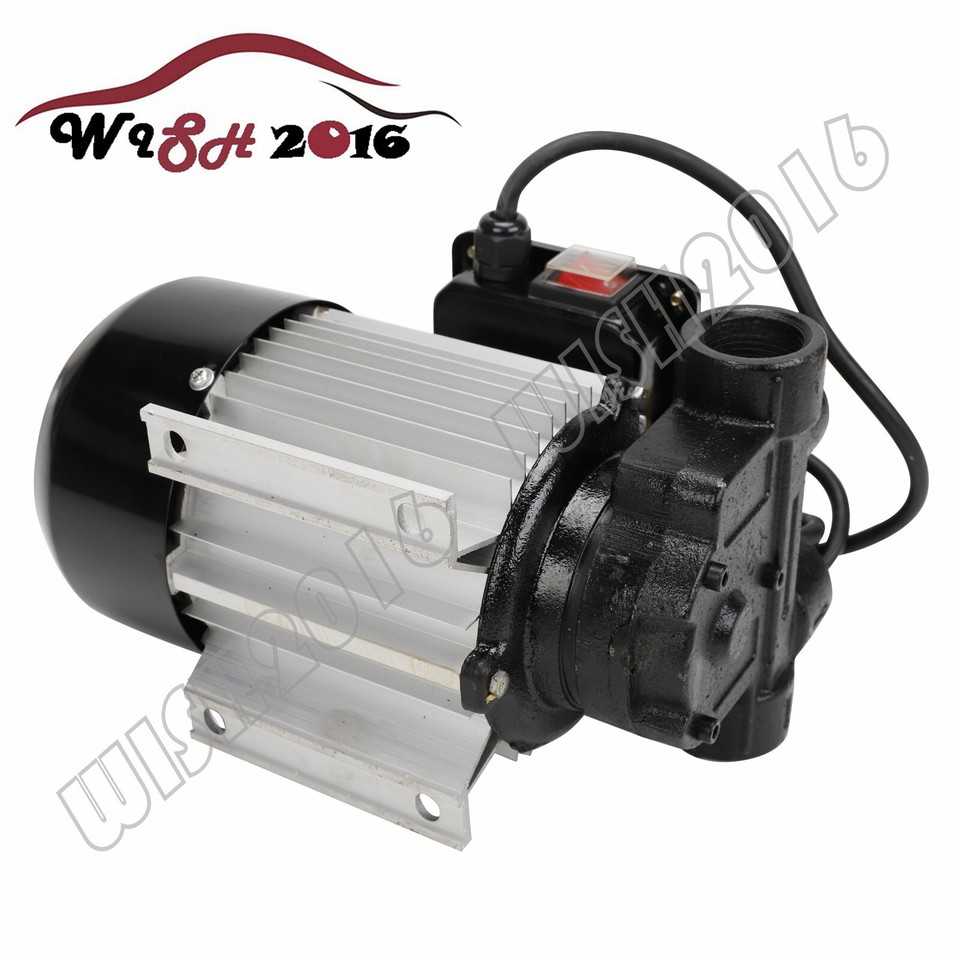 16GPM 550W Oil Diesel Fuel Transfer Pump Self Priming 110V AC 60L/min ...