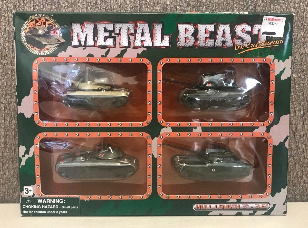 Cast Metal Army Tanks