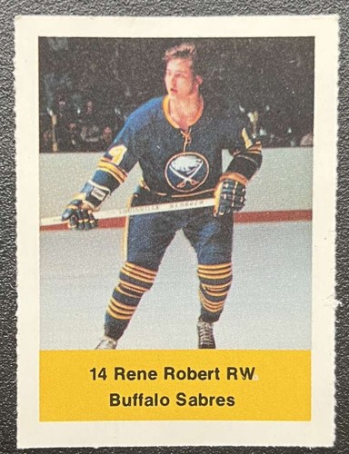 1974-75 Loblaws Hockey Sticker Rene Robert SabresV75684 | eBay