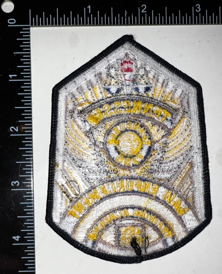 VINTAGE OBSOLETE Tennessee TN Law Enforcement Training Academy Patch | eBay