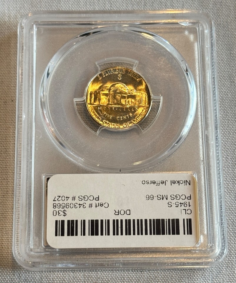 1945-S 5C Jefferson Nickel Coin - PCGS MS66 | eBay