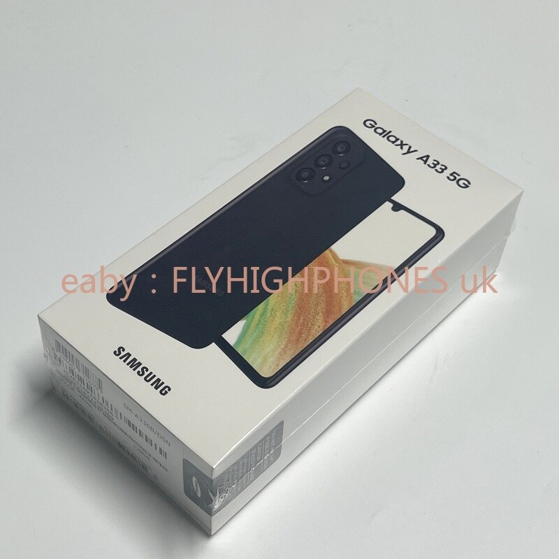 Samsung Galaxy A33 5G Dual SIM 6GB/128GB Unopened Multicolor Unlocked ...