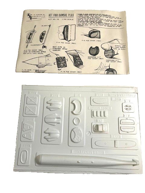 KOSTER AERO ENTERPRISES JET FOD COVERS PLUS #16 VACUMOLD - 1:48 MODEL ...