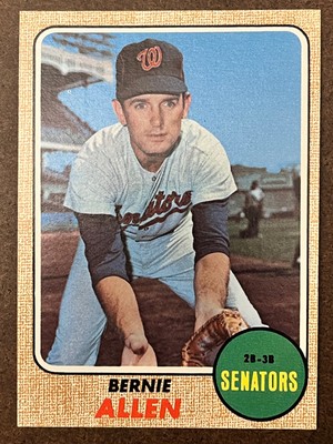1968 Topps Baseball - #548 Bernie Allen Senators NM-MT (High Series) | eBay