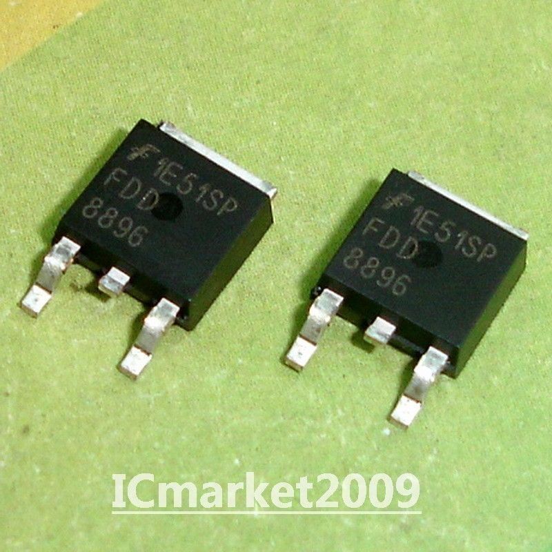 50 PCS FDD8896 TO-252 8896 N-Channel PowerTrench MOSFET Transistor | eBay