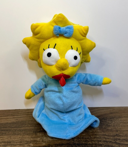 Maggie Simpson 8" Stuffed Plush The Simpsons Pacifier Baby | eBay