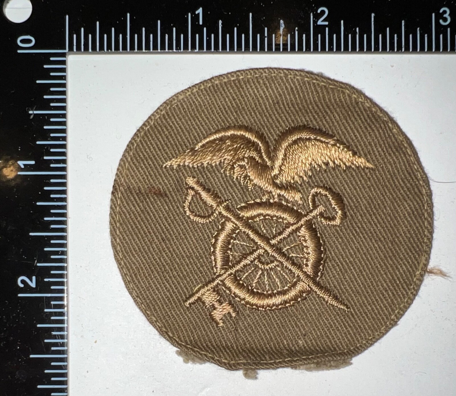 WWI Era US Army Quartermaster Rate Khaki PFC Private First Class TWILL ...