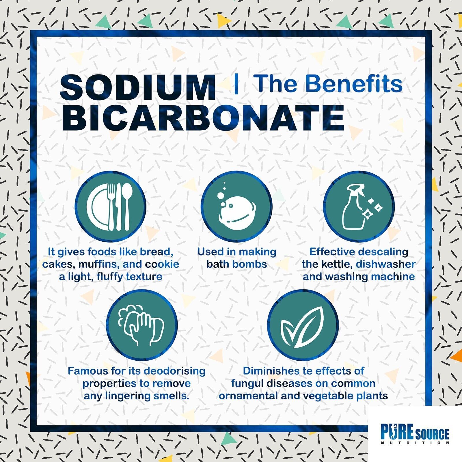 Sodium Bicarbonate of Baking Soda Bicarb 1KG Bucket Fine Powder Pure ...