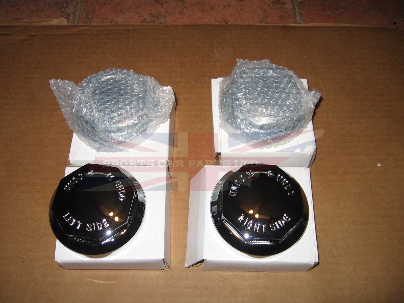 New Set of 4 Octagon Knock-Off Knockoff Nuts Nut for Wire Wheel Triumph ...