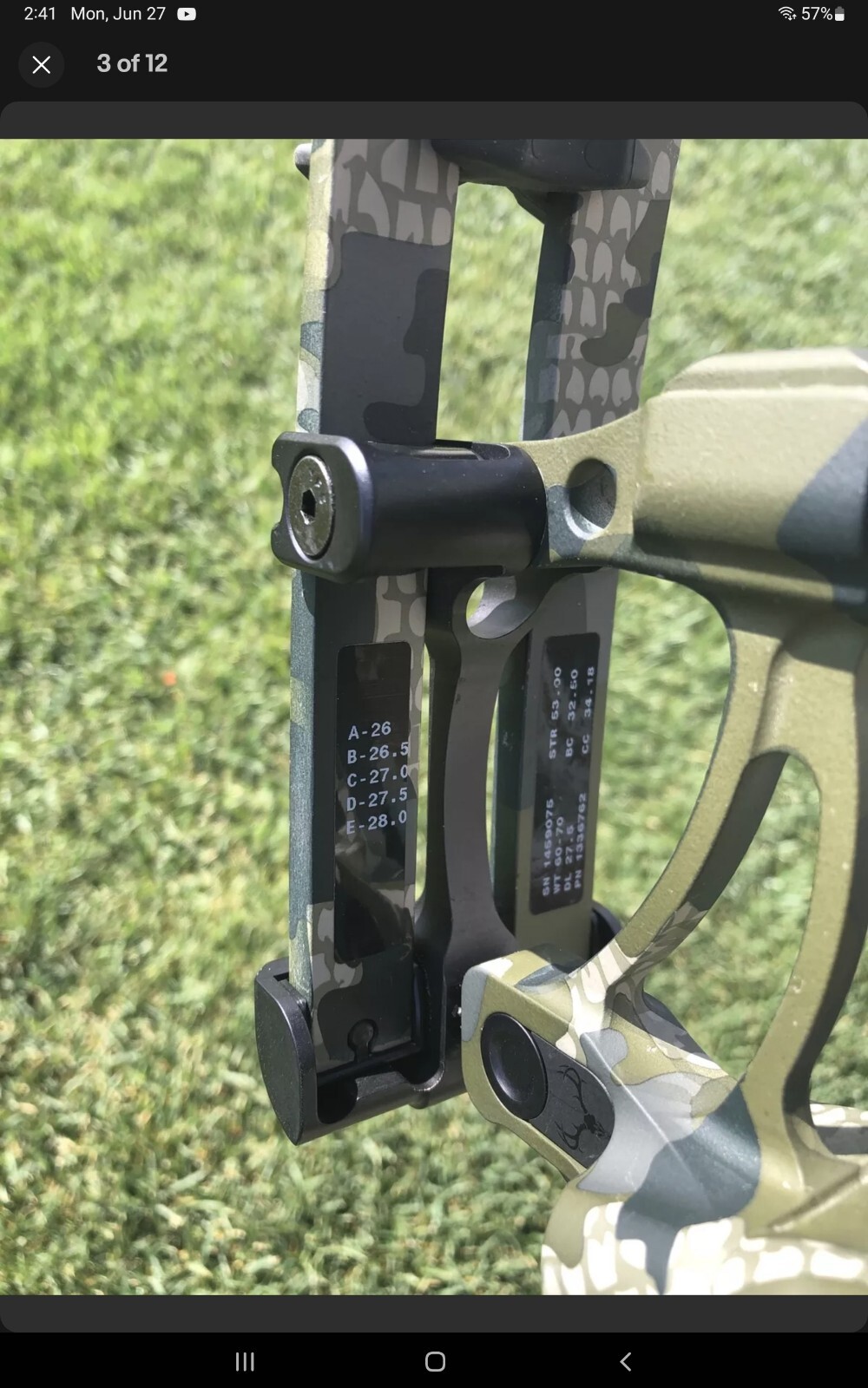 Hoyt Carbon RX3 Turbo, 60-70lbs, 26-28”. | eBay