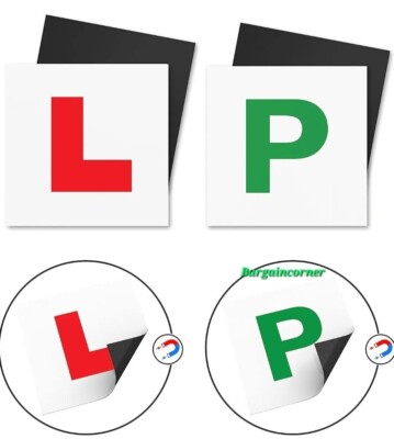 L & P Plates (N) Magnetic Learner New Pass Drivers Plate Full Back ...