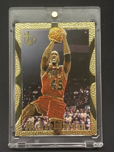 Michael Jordan 1995 Topps Embossed Gold Idols Parallel #121 | eBay