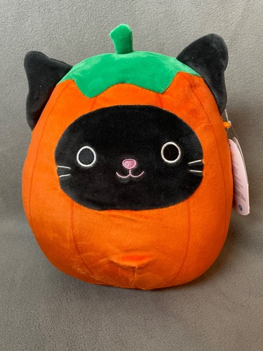 Squishmallows Calio Black Cat Pumpkin 8" Plush Jack O Lantern 2022 NWT ...