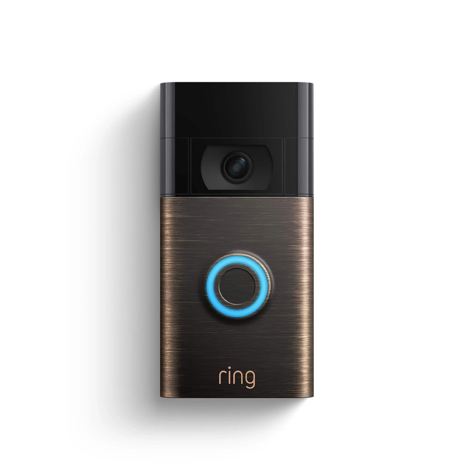 Ring Smart Battery Doorbell Venetian Bronze Chime Outdoor Cam Plus ...