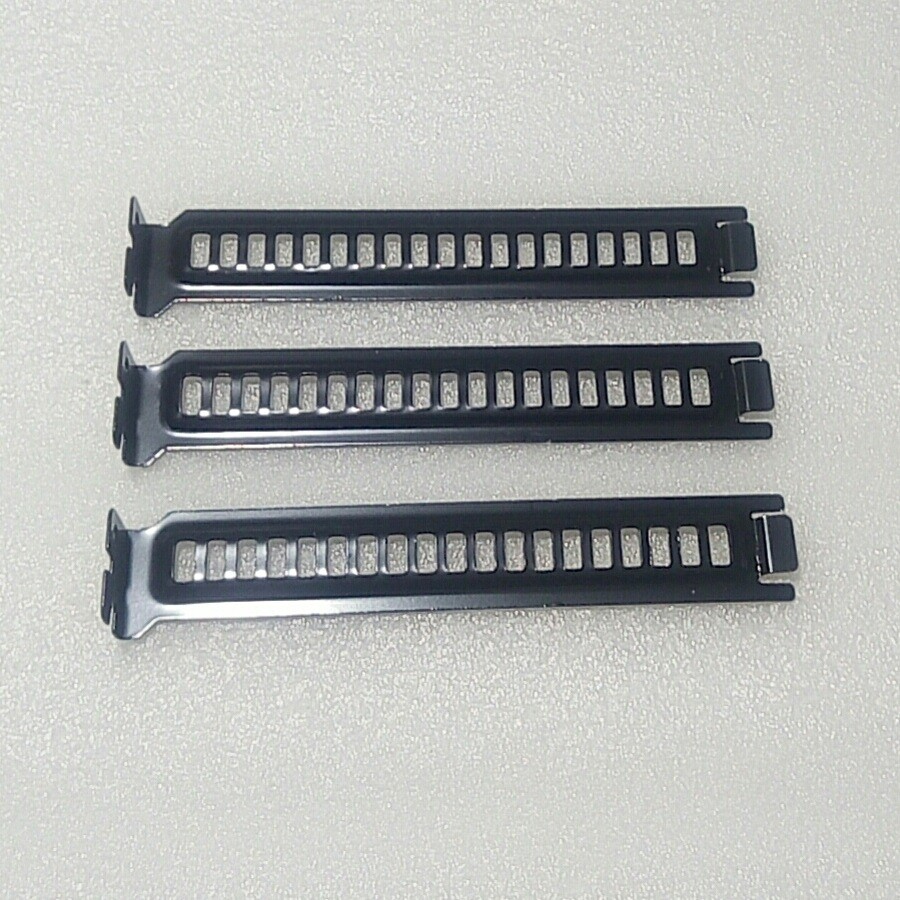 3pcs PC Case PCI Expansion Slot BackPlate Cover Dust Filter Steel Blank ...