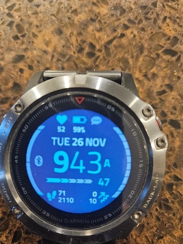 Garmin Fenix 5x with metal black band GPS Watch | eBay