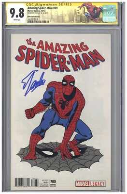 Amazing Spider-Man #789 CGC 9.8 SS Steve Ditko Variant Cover Signed ...