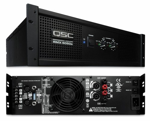 QSC RMX5050A DJ / Club Professional Power Amplifier 5000 Watts Amp 3U ...