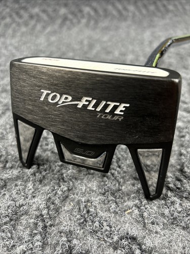 Top Flite Tour 5.0 Mallet Putter Fang Steel Shaft RH 34” W/ Head Cover ...