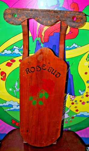 Citizen Kane Rosebud Movie Prop Wooden Sled 1994 Forest Time Products ...