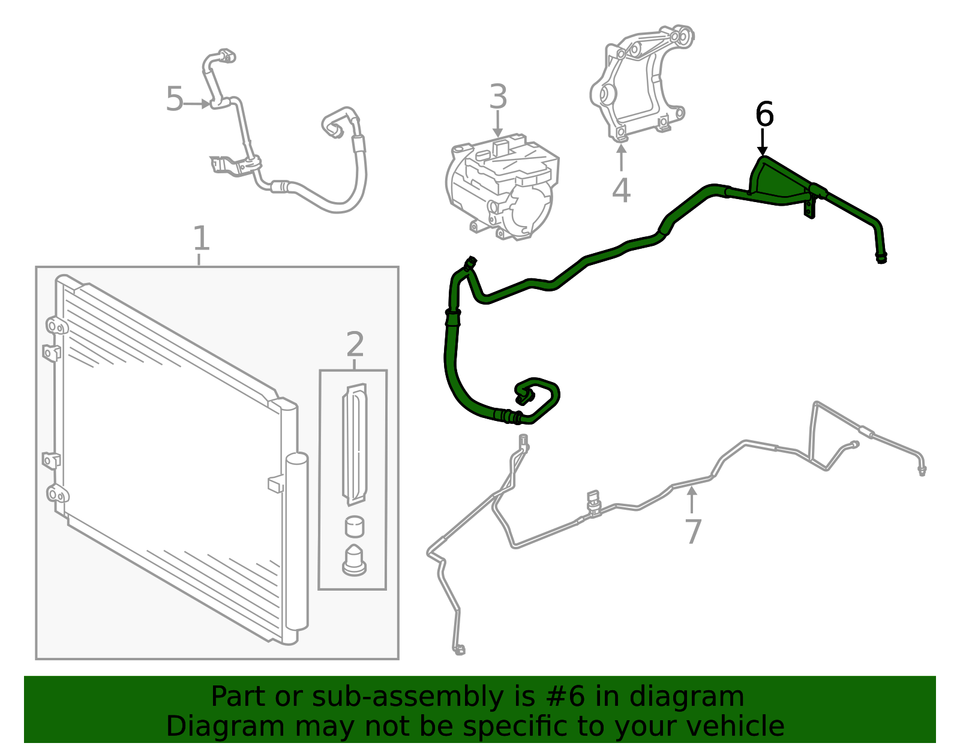 Genuine Toyota Suction Hose 88704-0E350 | eBay
