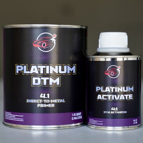 Platinum 4:1 DTM Primer Filler 2K High Build Urethane QUART Kit w ...