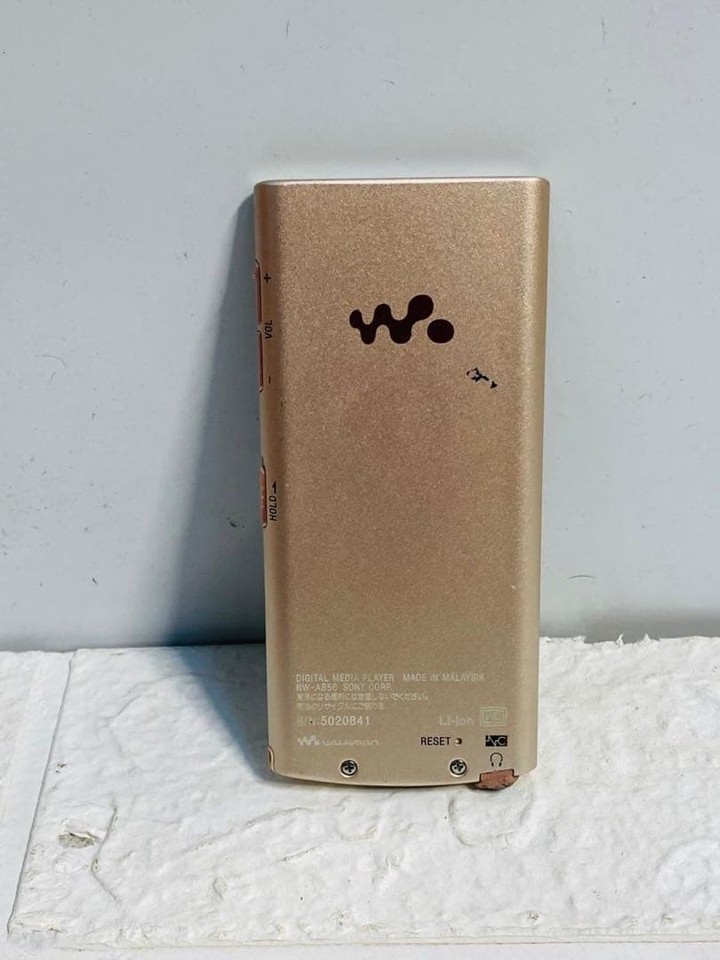 Sony Walkman NW A856 Gold Portable Digital Player HighQualityAudio ...